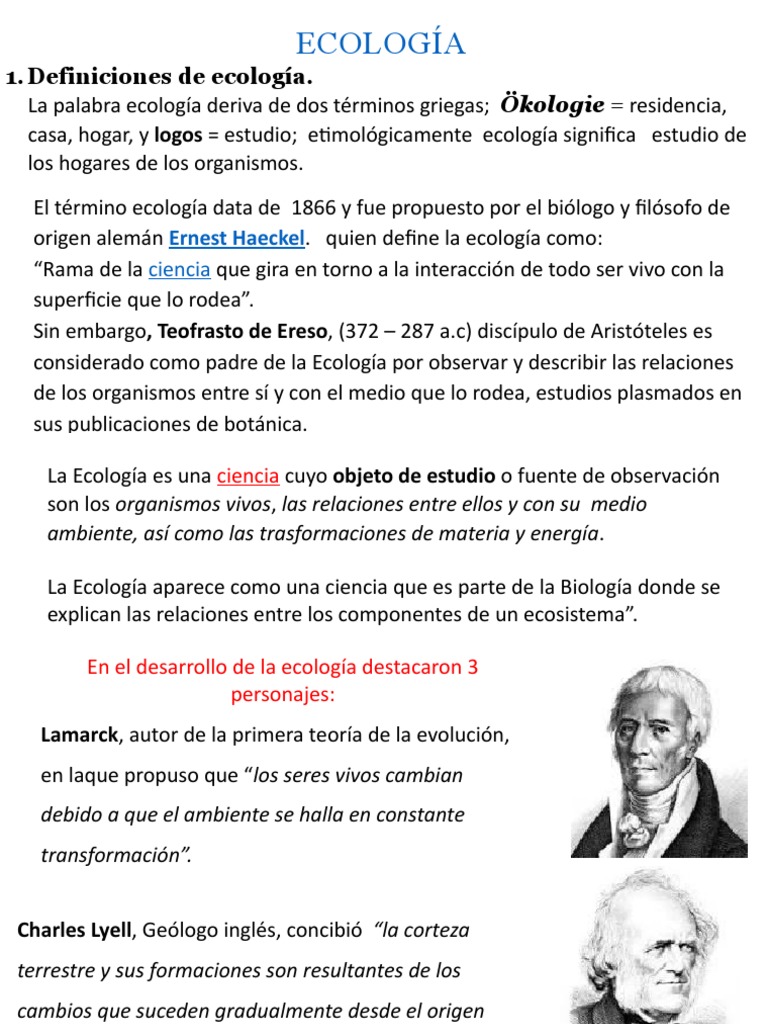 Ecología | PDF | Ecología | Entorno natural