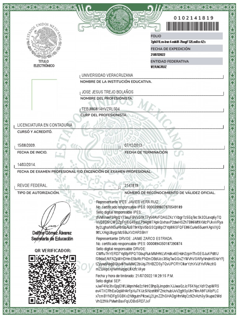 Titulo Electronico | PDF