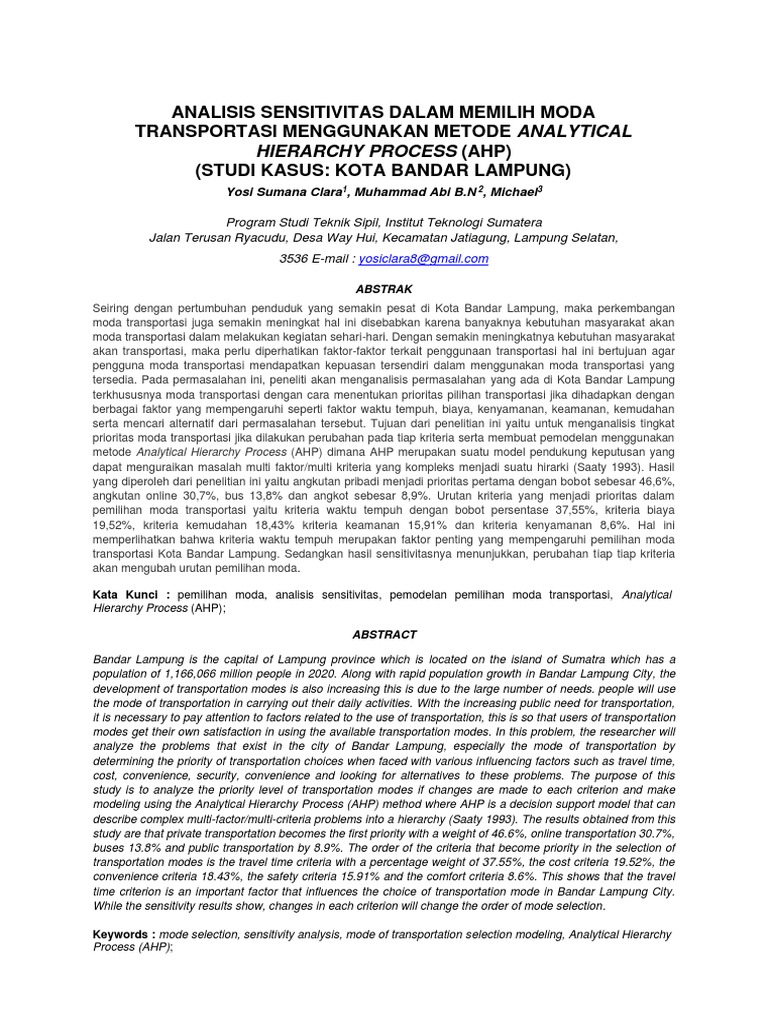 Jurnal Yosi Sumana Clara | PDF