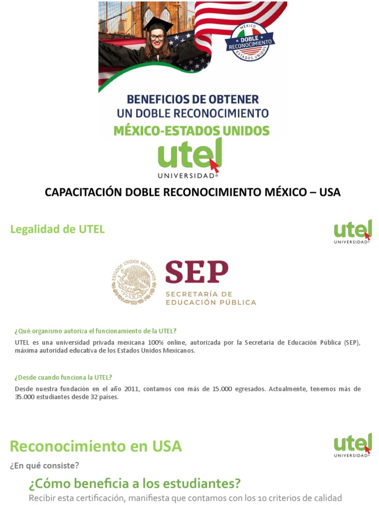 Doble Reconocimiento México-Usa | PDF | Licenciatura | Titulo academico
