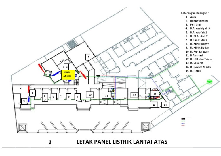 Denah Panel Listrik Lantai Atas | PDF