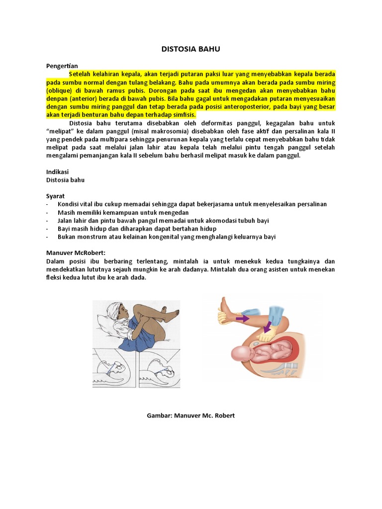 Distosia Bahu 1635839788 | PDF