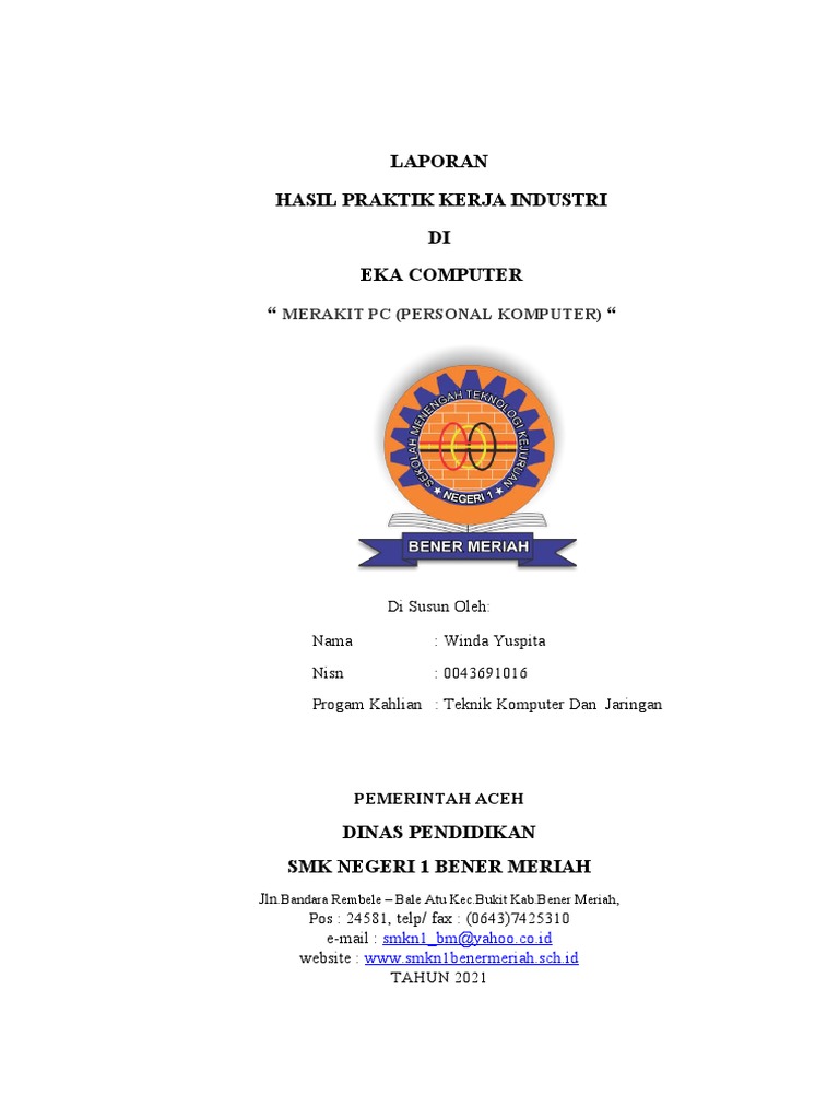Praktik Merakit PC di Eka Computer | PDF