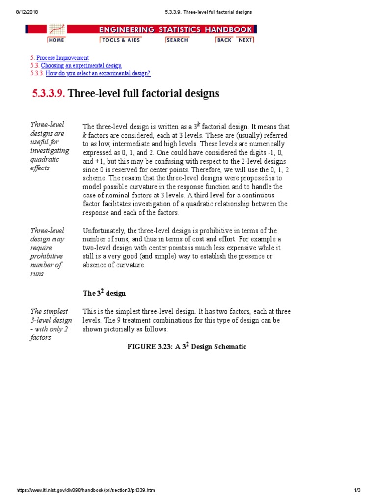 5.3.3.9. Three-Level Full Factorial Designs | PDF | Science ...
