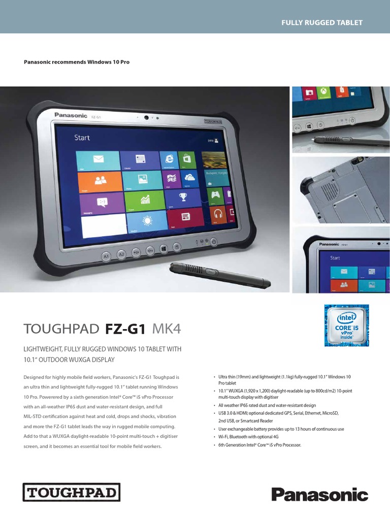 FZ-G1 MK4 Brochure July 2018 - 1 | Download Free PDF | Office Equipment | Personal Computers