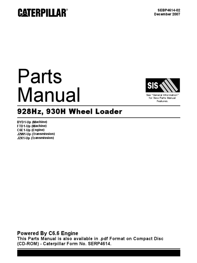 930H Wheel Loader | PDF | Disco compacto