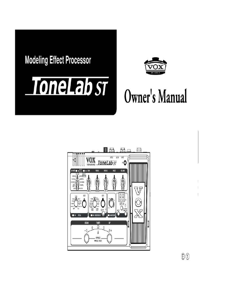 Tonelab ST | PDF