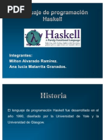 Lenguaje Haskell | Programacion Funcional | Lenguaje de programación