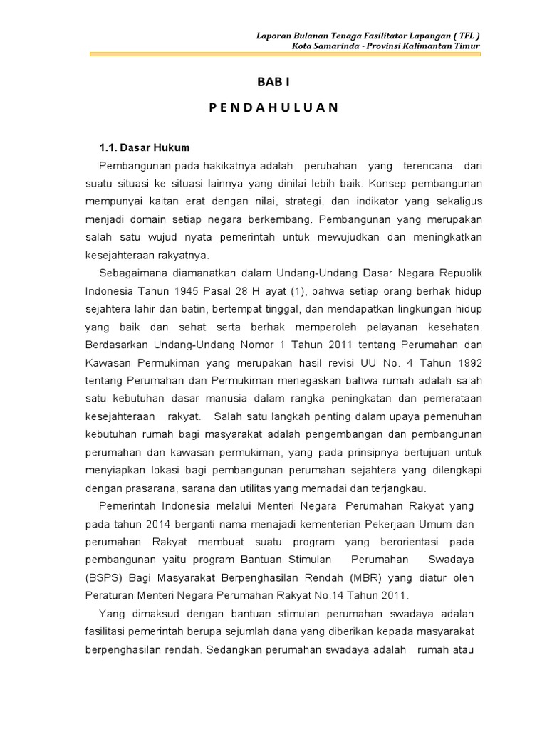 0.3 Laporan Tenaga Fasilitator Rafi | PDF