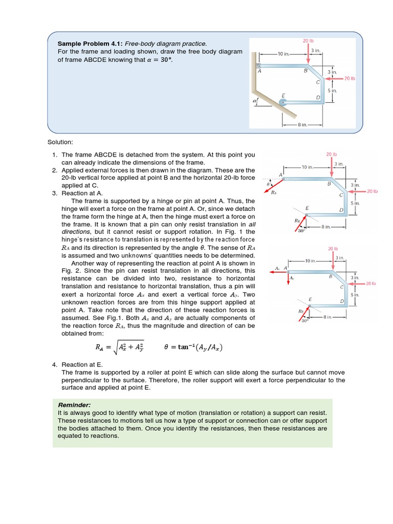 Chapter 4 - Sample Problems | PDF | Force | Tension (Physics)