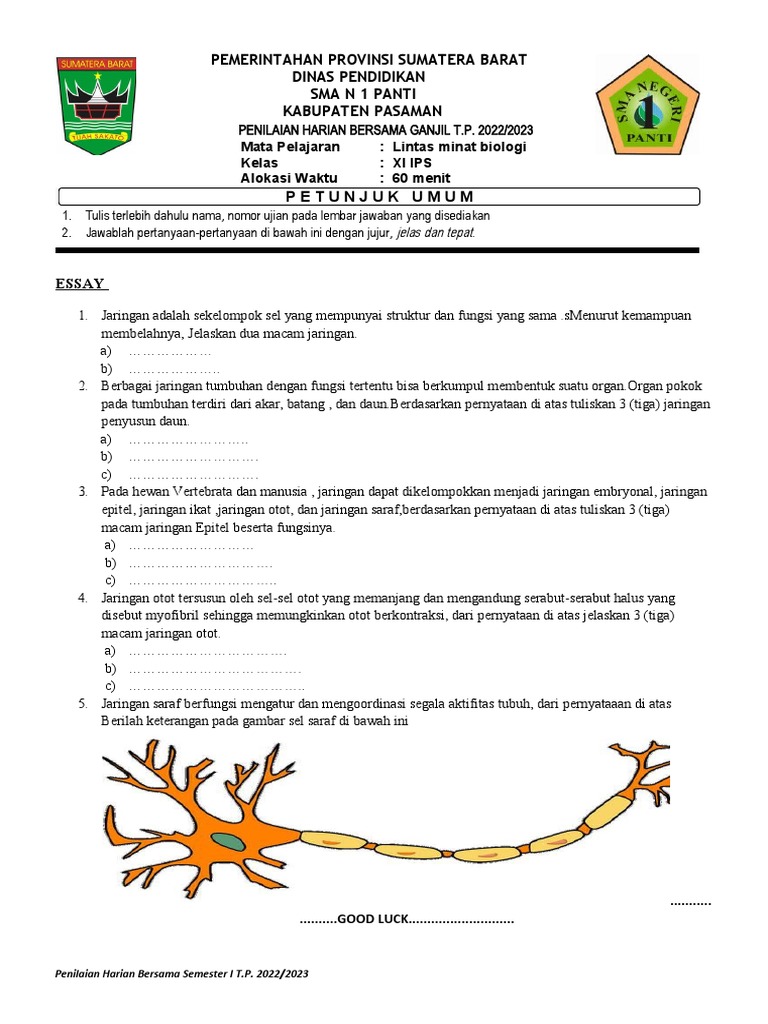 Soal PHB Ganjil Kelas X11 Materi Genetik | PDF