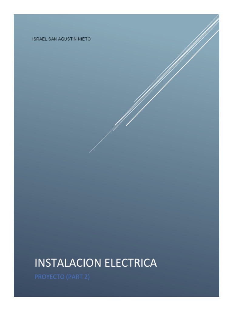 Instalacion Electrica | PDF | Enchufes y tomas de corriente alterna | Aislador (Electricidad)