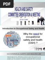 DOLE TEMPLATE Occupational Safety and Health OSH Program | PDF ...
