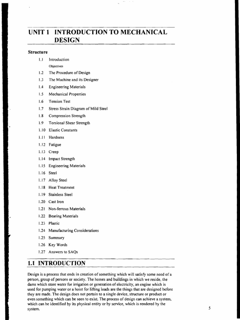 Introduction To Mechanical | PDF | Deformation (Engineering) | Yield (Engineering)