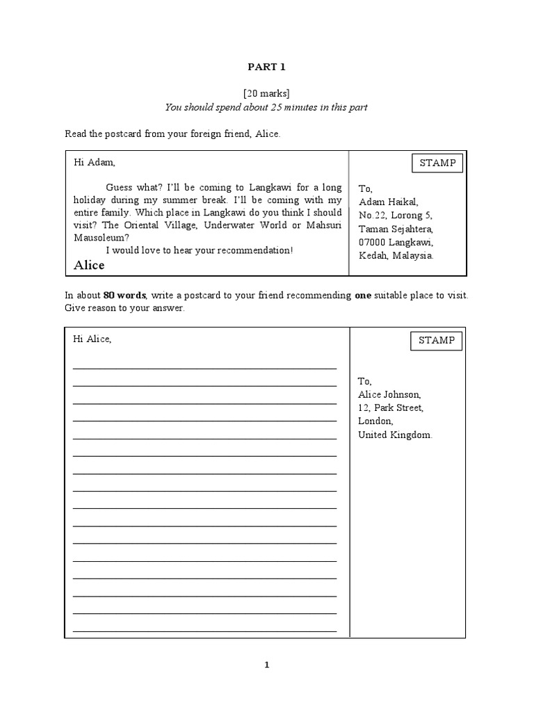 Form 1 Mid Year Exam 2022 p2 | PDF