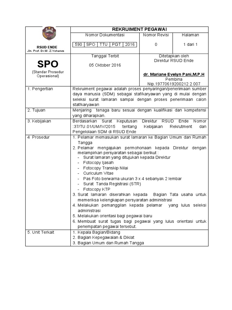 Rekruitment Pegawai | PDF