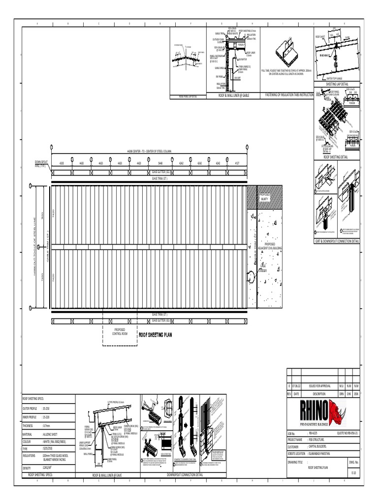 IBR Closure and Downspout Details | PDF | Building Technology ...