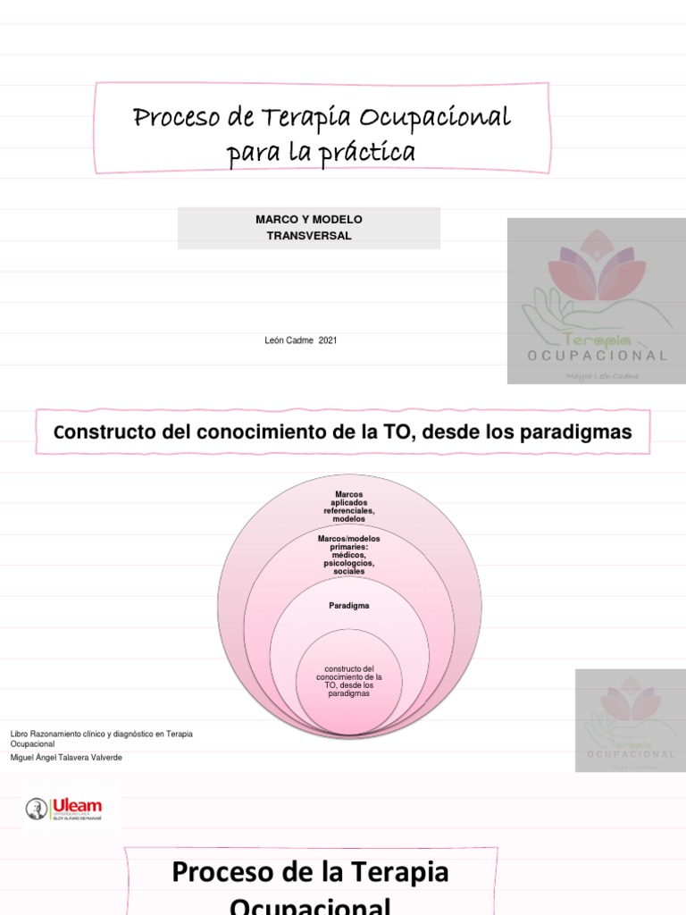 Proceso de Terapia Ocupacional Para-La-Practica-2021 | PDF | Terapia ocupacional | Psicoterapia