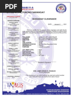 Barangay Business Permit | PDF