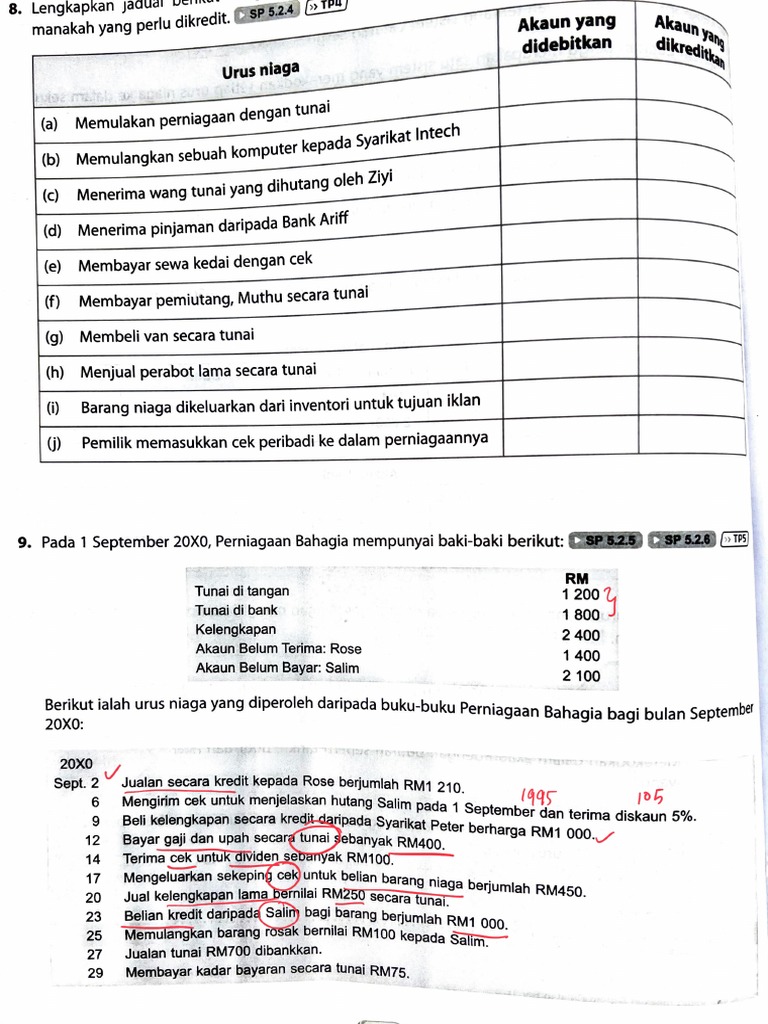 Latihan Buku Kerja Lejar F4 | PDF