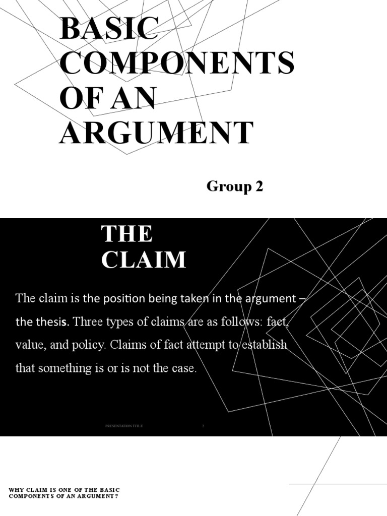 Key Components of an Argument | PDF