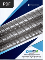 Mill Sheet Besi Beton Polos Krakatau Steel | PDF