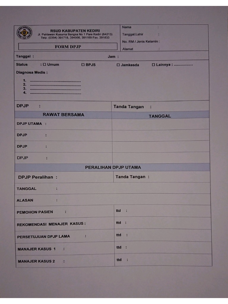 Form DPJP | PDF