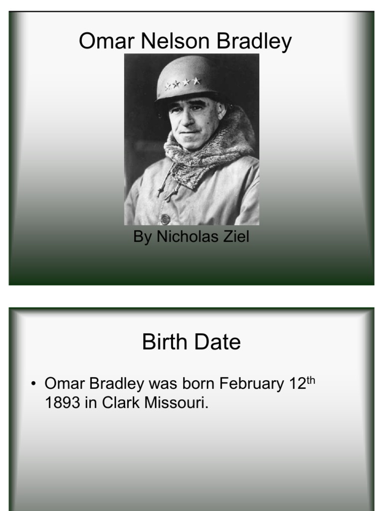 Omar Nelson Bradley | PDF