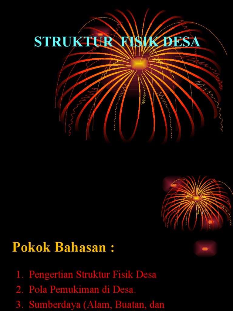 KUL 3 Struktur Fisik Desa | PDF