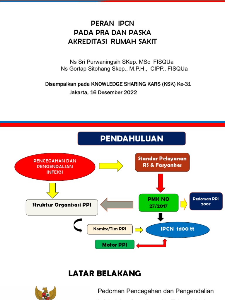 KSK - KARS - PERAN IPCN Pada PRA Dan PASKA AKREDITASI-Rev 1 | PDF