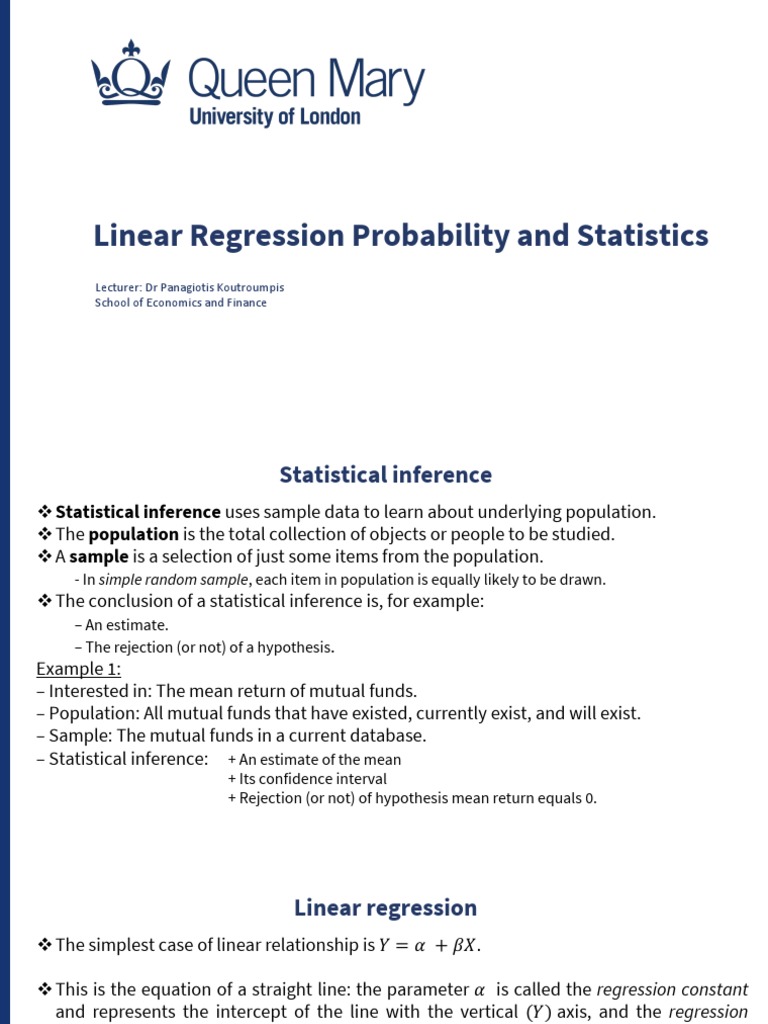 Statistical Inference Part 2 | PDF | Errors And Residuals | Statistics