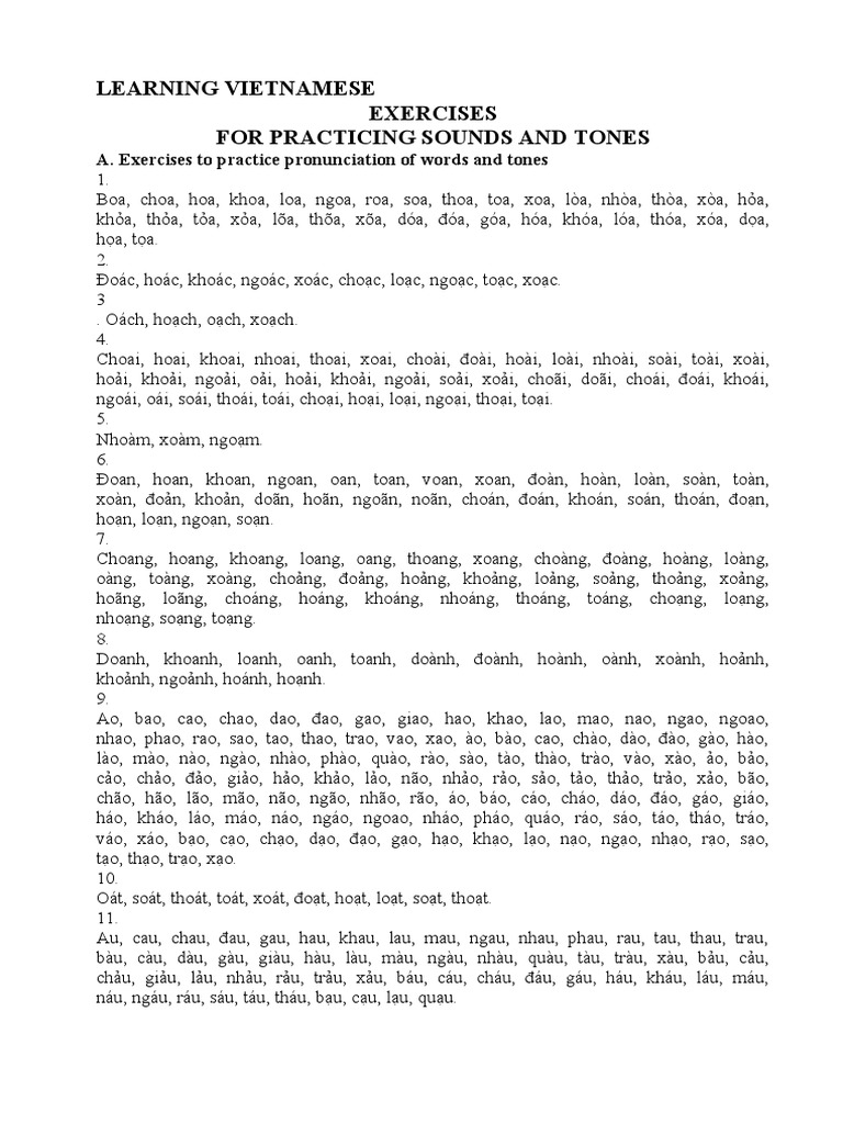 Learning Vietnamese | PDF