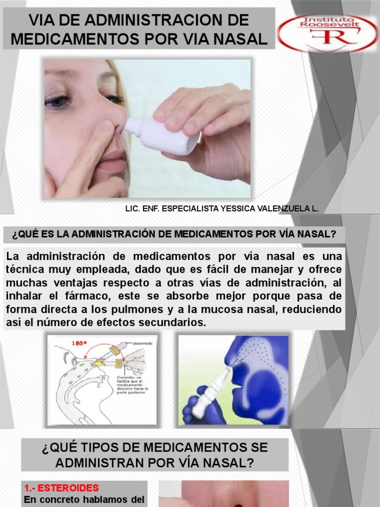 S10 - A. M. Vía Nasal | PDF | Medicamentos con receta | Alergia