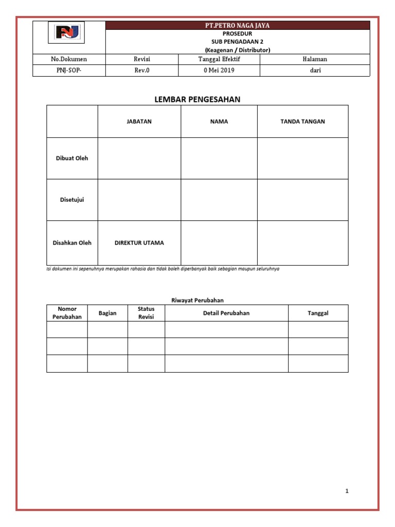Sop SPB 2 | PDF | Bisnis