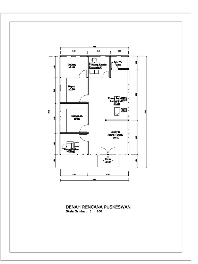 Alternatif 2 Rencana Puskeswan Mojoagung | PDF