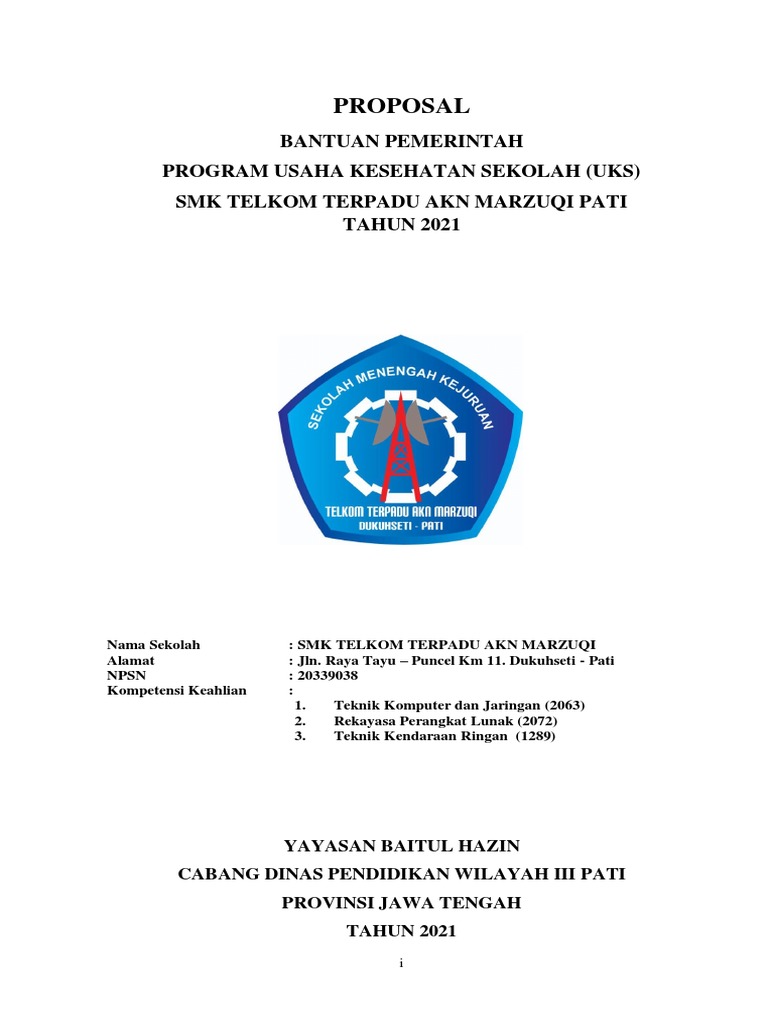 Proposal UKS SMK AKN 2021 | PDF