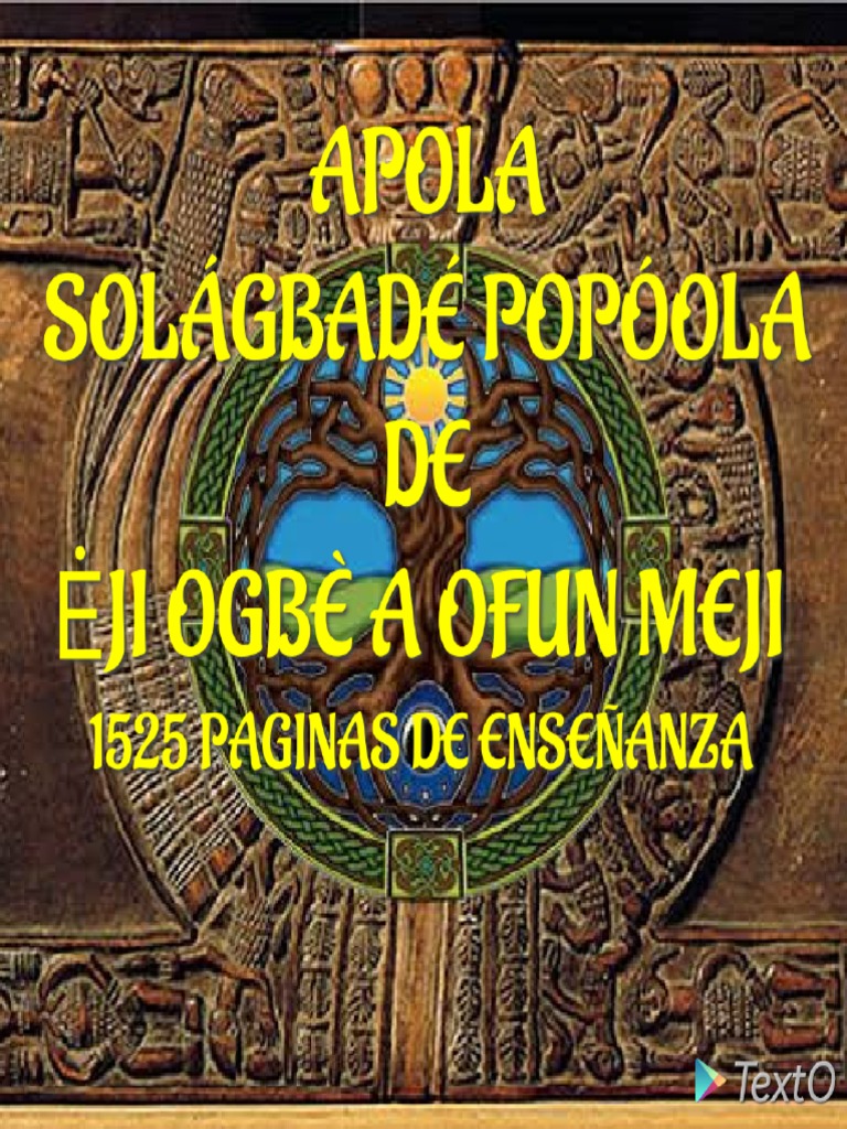 Apola Solágbadé Pópóolá de Èjì Ogbè A Òfún Méjì | PDF