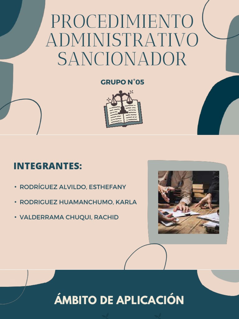 Grupo 5 - Procedimiento Administrativo Sancionador | PDF | Estatuto de limitaciones | Justicia