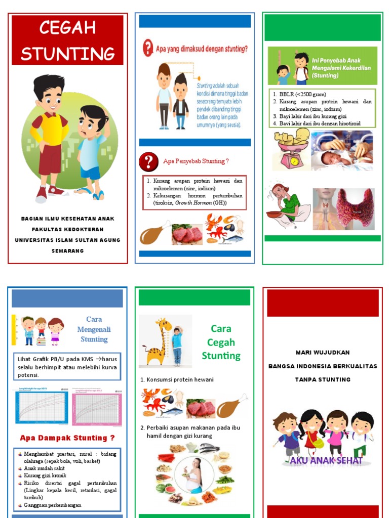 Leaflet Stunting | PDF