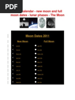 Moon Phases 3-Part Cards | PDF