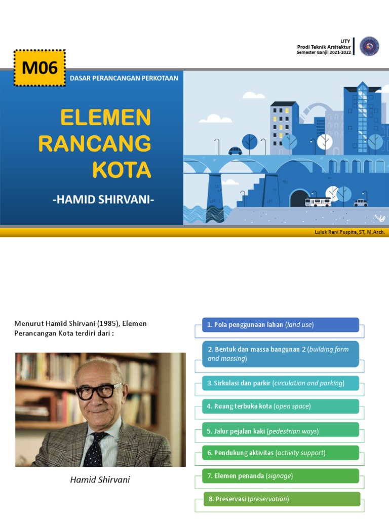 8 Elemen Perancangan Kota Shirvani | PDF | Teknologi & Rekayasa