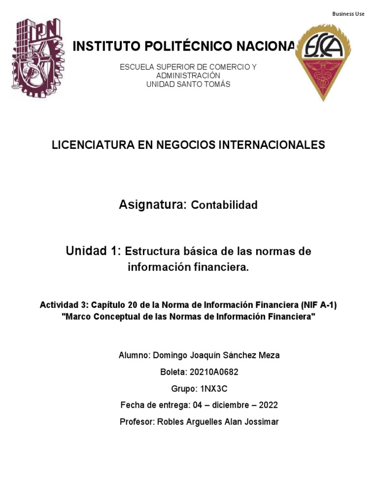 Actividad 3 - Postulados Básicos de La Financiera (NIF A-2) | Descargar ...