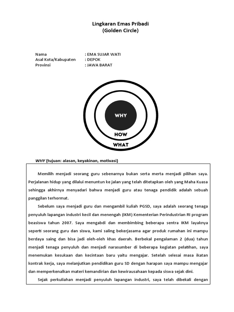 Komitmen Diri Dalam Perspektif Mata Kuliah Filosofi Pendidikan Nasional Melalui Metode Golden ...