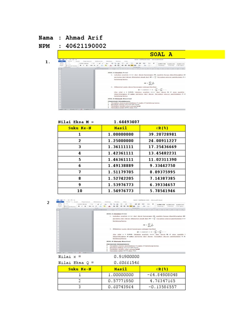 Q1 - Ahmad Arif | PDF