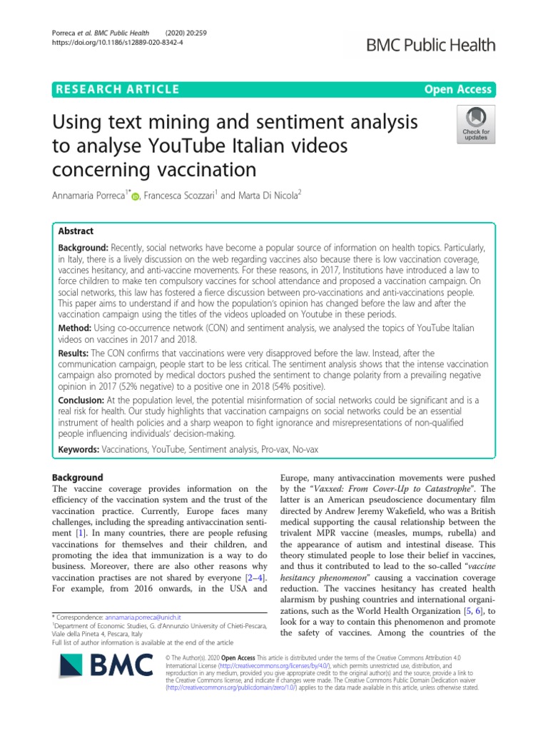 14 - Using Text Mining and Sentiment Analysis To Analyse YouTube ... 14 - Using Text Mining and Sentiment Analysis To Analyse YouTube ...