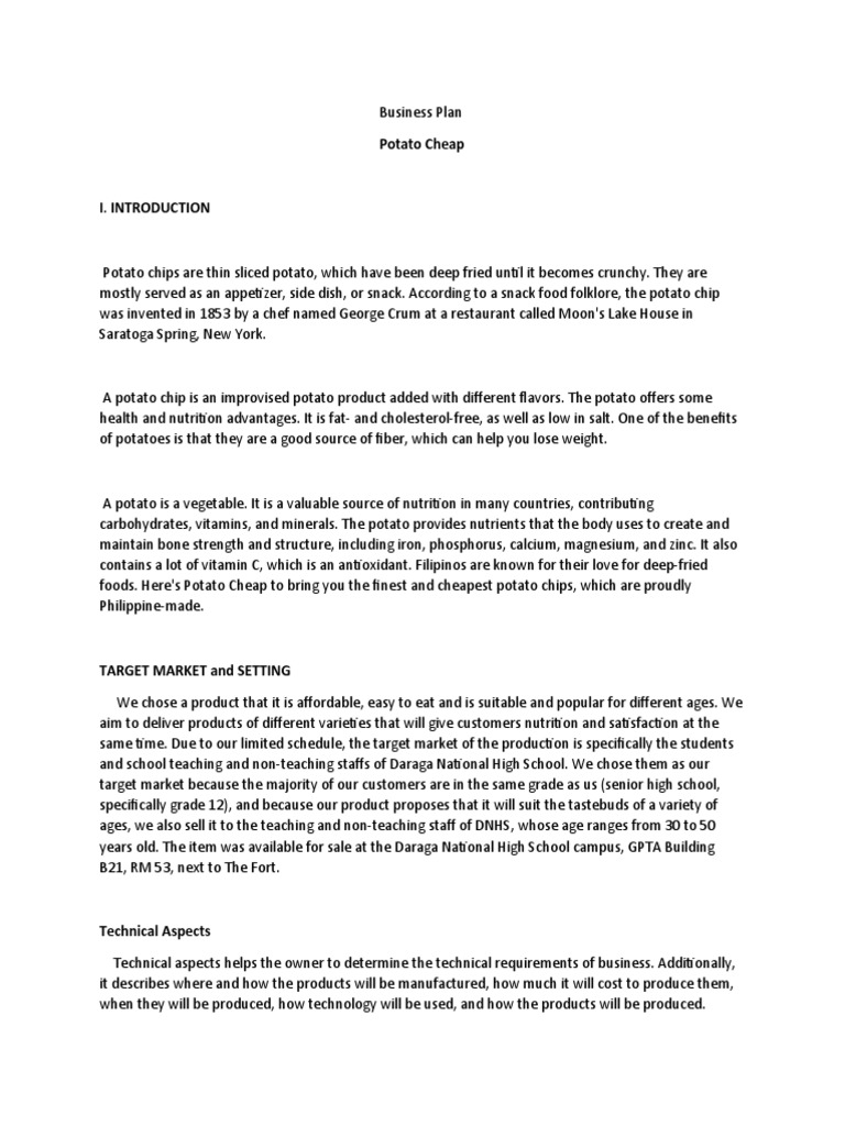 Entrep Product Innovation | PDF | Potato Chip | Potato