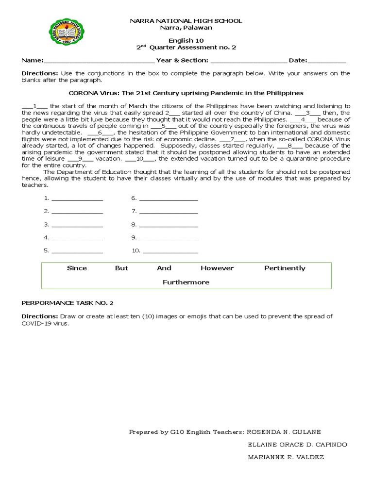 Assessment 2 | PDF | Pandemic | Epidemics