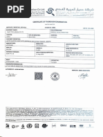 Hydro Test Certificate Template (Soft Copy) | PDF | Pressure ...