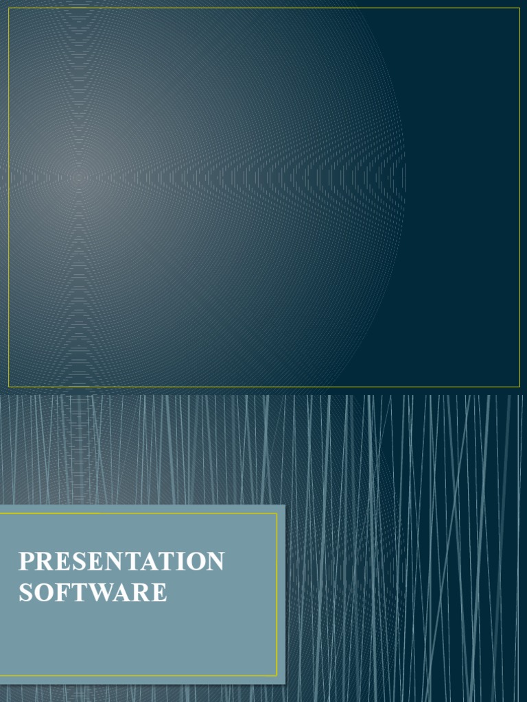 Presentation Software | PDF | Window (Computing) | Microsoft Power Point