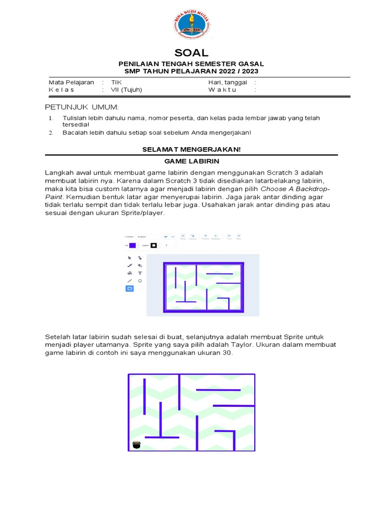 Panduan Membuat Game Labirin | PDF | Game & Aktivitas